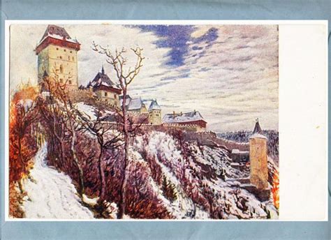 Malíř V Malý Karlštejn z díla Krásy republiky Československé perfektn Aukro