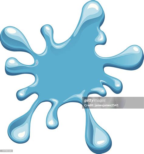 Blue Splodge High Res Vector Graphic Getty Images