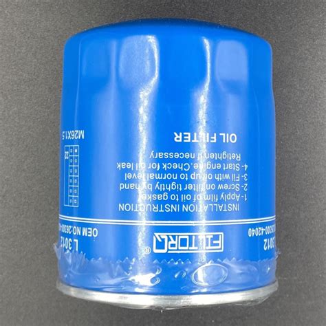 Фильтр масляный FILTORQ FILTER FILTORQ L3012 (W930/26, SM5091) Hyundai ...