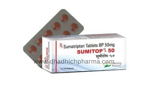 Sumatriptan 50 Mg Tablets At ₹ 270strip Anti Migraine In Nagpur Id
