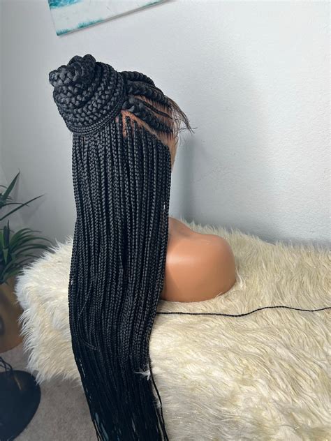 Stitched Up Down Braids Full Lace Sheshopperhairplace Llc
