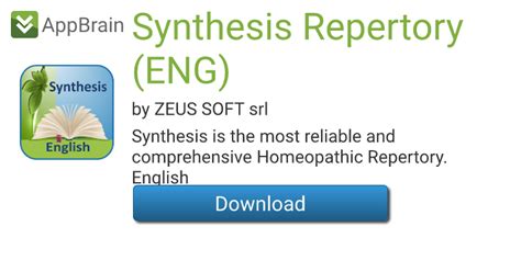 Synthesis Repertory Eng For Android App Download