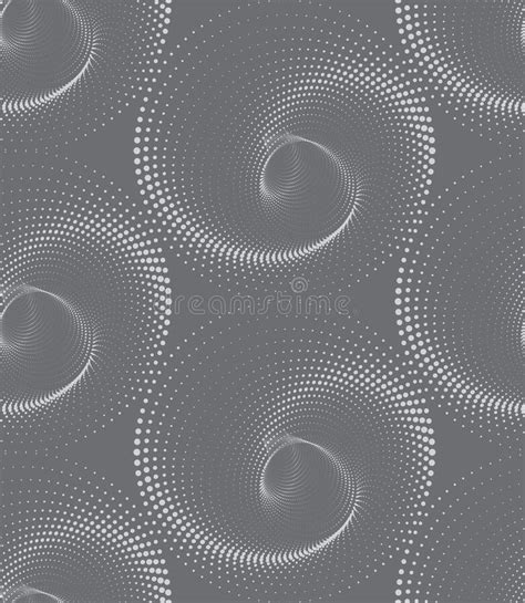 Dotted Halftone Seamless Background Stock Vector Illustration Of