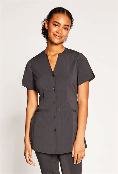 Charcoal Tuscan Tunic Noel Asmar Uniforms