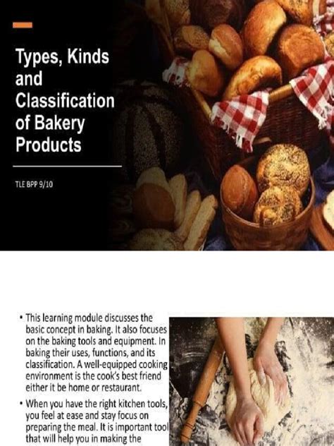 Classification And Types Of Bakery Products Pdf