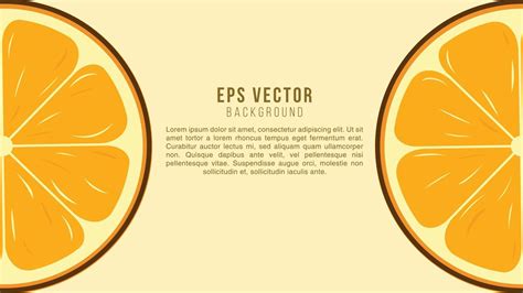 Orange Fruit Shape Background Abstract Eps Vector 14536707 Vector Art