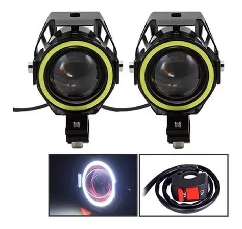 Faro Ojo Angel Luz Auxiliar U Lupa Rva Demonio Moto Cuotas sin interés