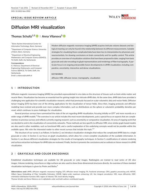 Pdf Diffusion Mri Visualization Tu Delft Dokumen Tips
