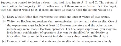 Solved 2 Suppose You Wanted To Design A Circuit That Had Chegg Com