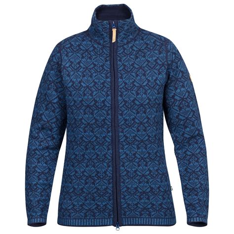 Fjällräven Snow Cardigan Wolljacke Damen online kaufen Bergfreunde de