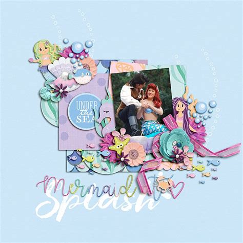 Layout Created With Magical Mermaids By Brook Magee Kelly Bangs
