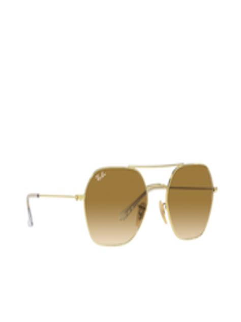 Buy Ray Ban Unisex Gradient Brown Lens Square Sunglasses 0rb3676i001