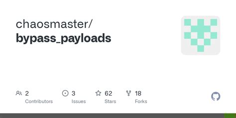 Github Chaosmasterbypasspayloads