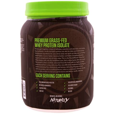 Musclepharm Natural Grass Fed Whey Natural Whey Protein Powder Drink