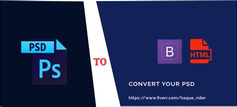 Convert Psd To Html Bootstrap Responsive Design By Haque Rider Fiverr