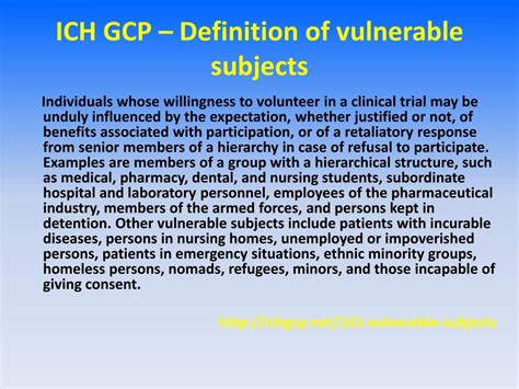 PPT Working With Vulnerable Participants PowerPoint Presentation