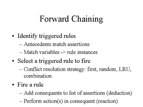 Rules Knowledge Representation Manipulation Artificial Intelligence