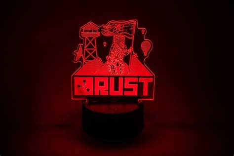 Rust Acrylic Led Light Amazing T For Rust Gamers