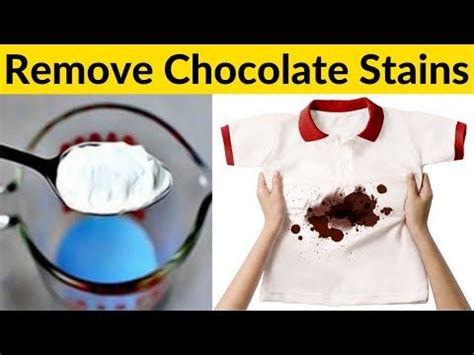 How To Remove Old Chocolate Stains From Clothes Naturally And Easily At