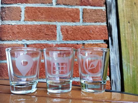 Etched Personalized Shot Glasses Etsy