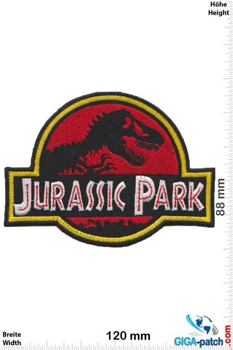 Jurassic Park Patches Patch Arrière Patch Porte Clés Autocollants