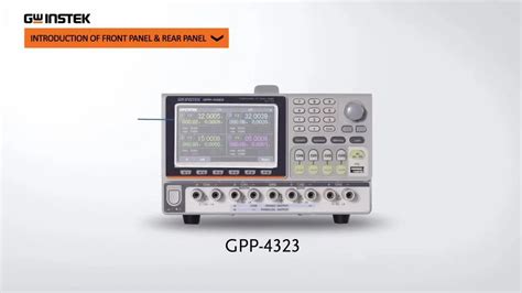 GW Instek Compact Multi Output Programmable D C Power Supply GPP Series For Industrial