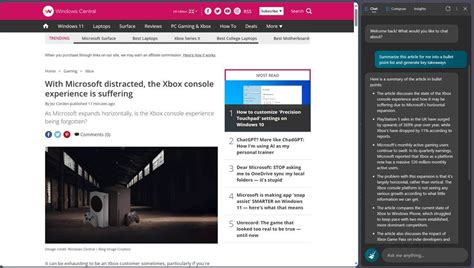 How To Summarize Web Pages With Bing Chat In Microsoft Edge Windows Central
