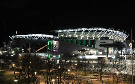 Paul Brown Stadium At Night Photograph By Gregory Mitchell