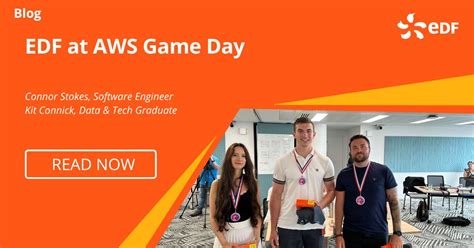 Edf Data And Tech On Linkedin Aws Gameday Technology Engineering