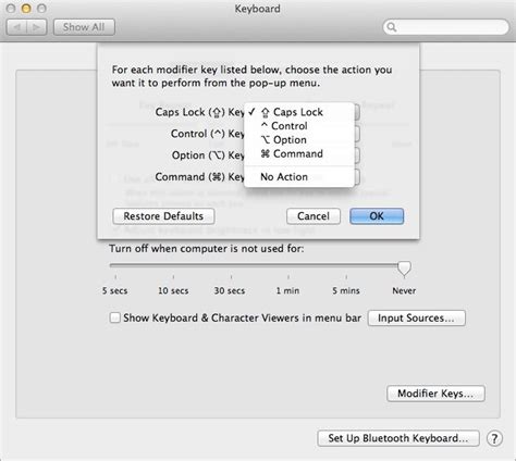 Stop Yelling Turn Off The Caps Lock Key On Your Mac OS X Tips