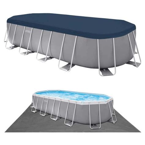 Intex Prism Frame Oval Pools Set 610 X 305 X 122 CM - 26798 Online at ...