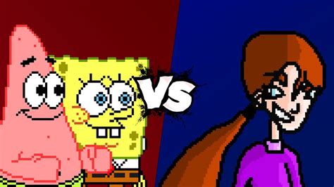 Mugen Battle Spongebobpatrick Vs Abby Archer Youtube