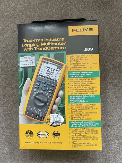 Fluke 289 True Rms Data Logging Multimeter Brand New In Box Ebay