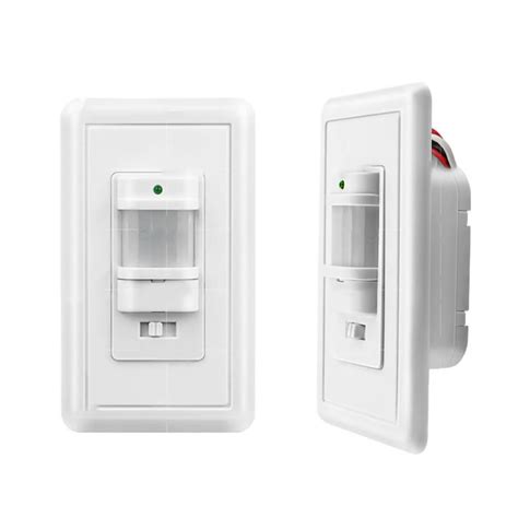 Pir Motion Detector Switch In Wall Occupancy Detecting Switch 9m Detect