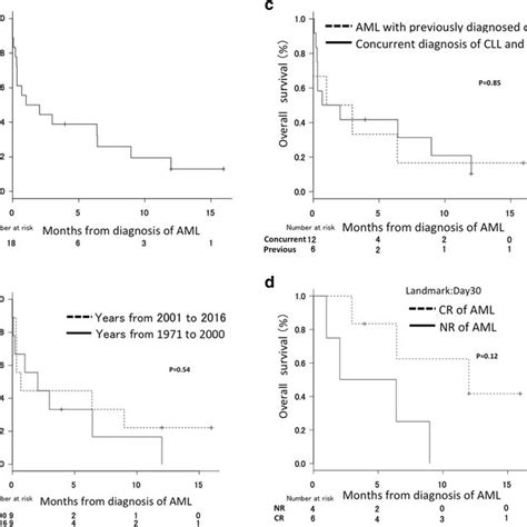 Cumulative Incidence Of AML In Patients With Untreated CLL Download Scientific Diagram