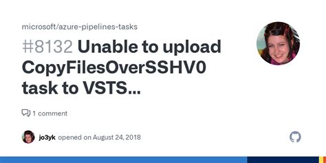 Unable To Upload Copyfilesoversshv0 Task To Vsts Marketplace The Taskjson File Was Not Found