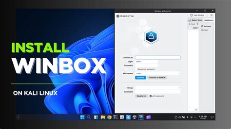 Cara Instalasi Winbox Di Linux Or Kali Linux Youtube