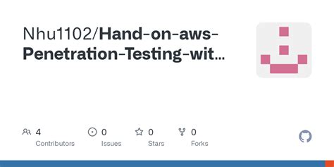 github nhu1102 hand on aws penetration testing with kali linux