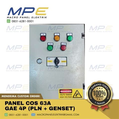 Promo Panel Cos Gae 63a 4p Pln Genset 41kva 41000w Sale Diskon 23 Di