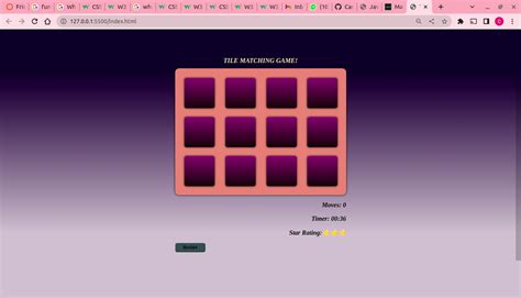 Github Fay Simotwo Tile Game My Website Is All About A Tile Matching