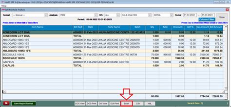 How To View Item Wise Sale Report With Batch In Marg Software