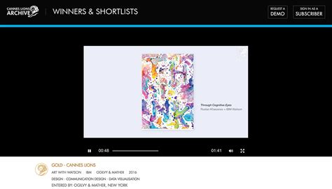 Think Art With IBM Watson Behance