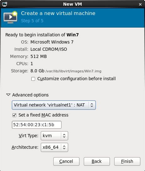configuring a new rhel 6 kvm virtual network techotopia