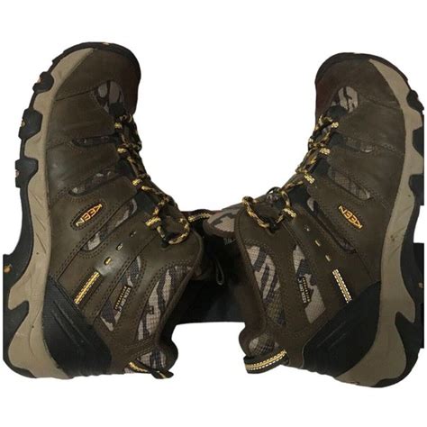 Keen Shoes Keen Mens Koven Brown Camo Waterproof Hiking Boots Mid