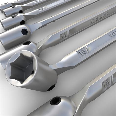 Hinged Socket Wrenches Fbx