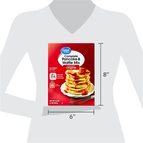 Great Value Complete Pancake And Waffle Mix Extra Fluffy Original 32