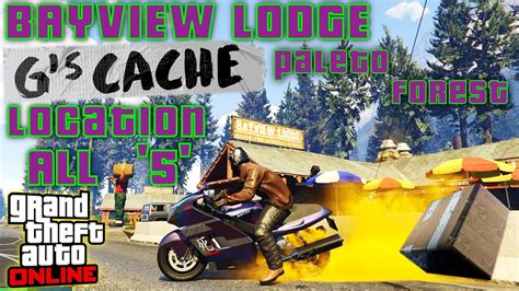 All 5 G S Cache Location At BAYVIEW LODGE PALETO FOREST GTA Online