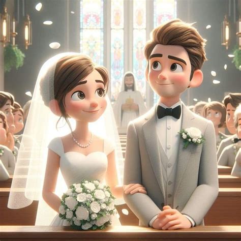 Pin De Amjad Alomran En Cuteeee En 2024 Matrimonio Dibujos Lindas