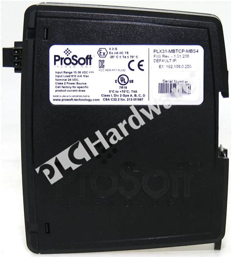 PLC Hardware ProSoft PLX MBTCP MBS Modbus TCP IP To Modbus Serial Gateway