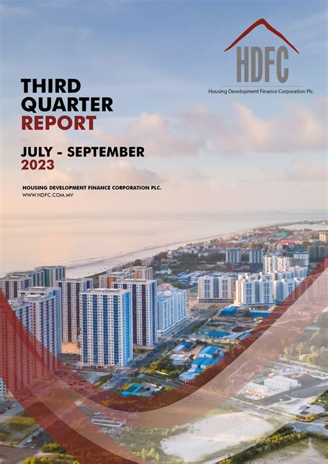 Quarterly Reports Housing Development Finance Corporation